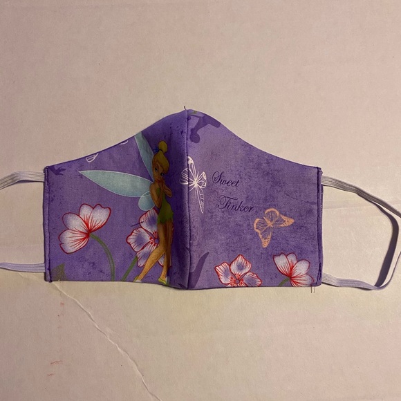 Kim's Closet Creations | Accessories | Tinker Bell Face Mask For Kids ...
